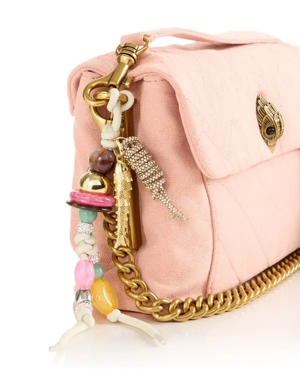 Kurt Geiger Celia Leather Shoulder Bag - Light/pastel