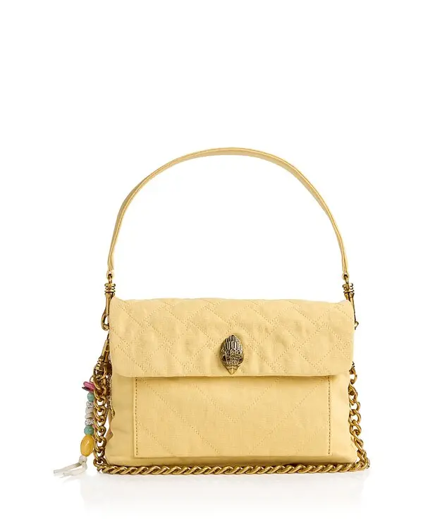 Kurt Geiger Celia Leather Shoulder Bag - Yellow