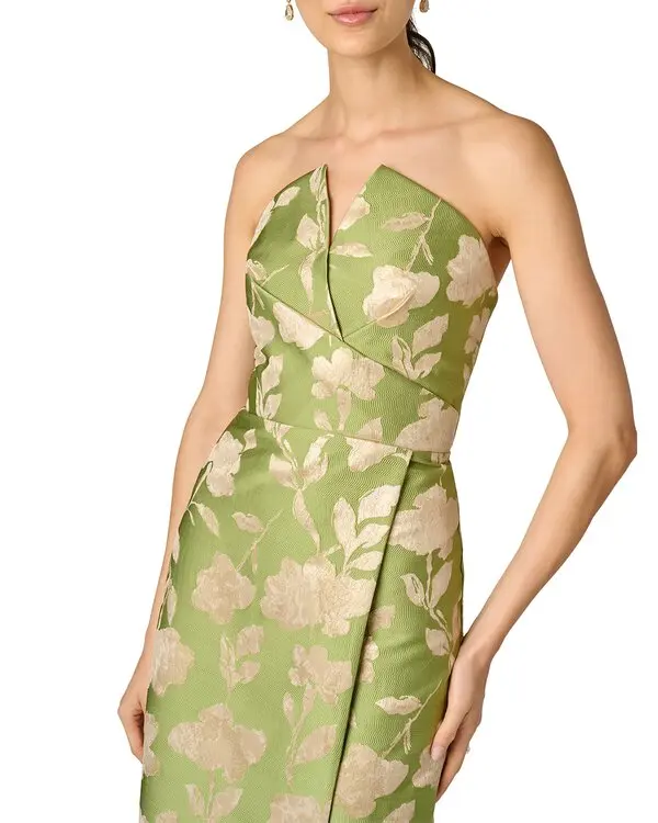 Aidan Mattox Woven Jacquard Dress