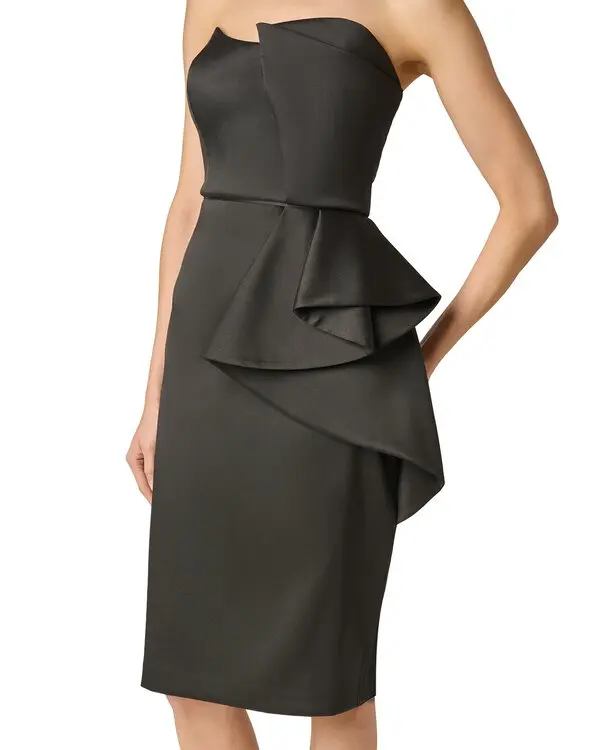 Aidan Mattox Mikado Dress