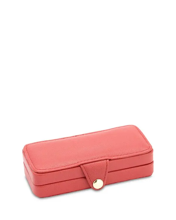 ROYCE NEW YORK Luxury Leather Manicure Set Travel Case - Red