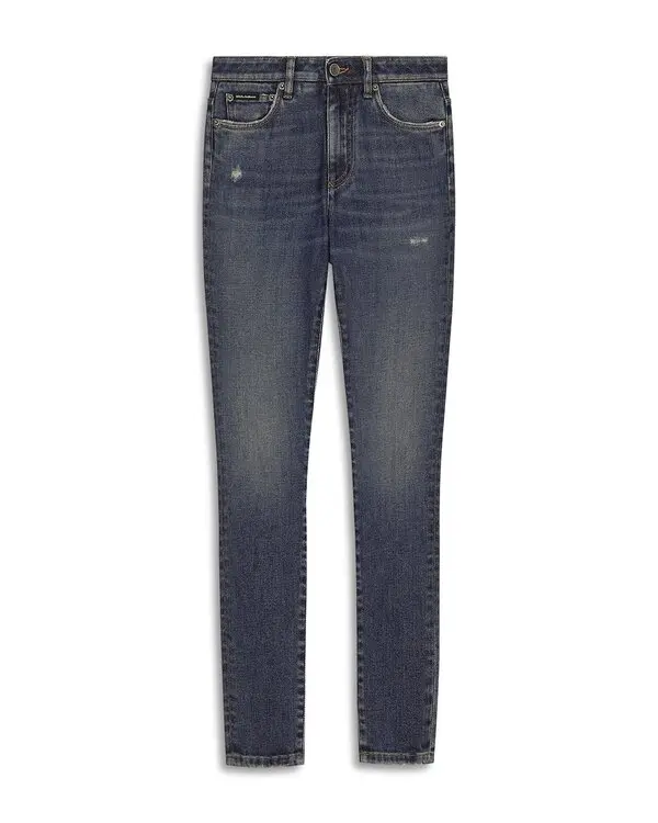 Dolce & Gabbana Audrey Skinny Denim Jeans - Medium Blue