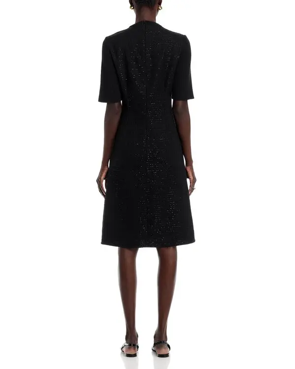 Fabiana Filippi Sequin Short Sleeve Dress