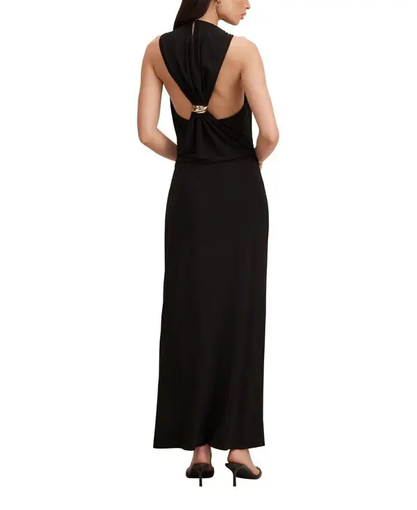 EVER NEW Jae Bubble Back Hardware Maxi Dress
