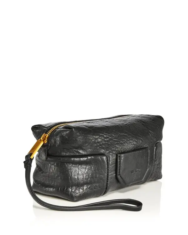 ALLSAINTS Ares Leather Pouch Wristlet