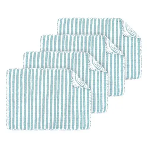 Carol & Frank Halsey Set Of 4 Placemats13" X 19