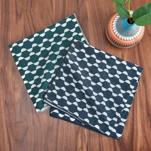Carol & Frank Lee Indigo Napkin Set Of 4