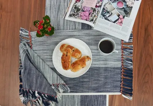 Carol & Frank Kerbey Indigo Napkin Set Of 4