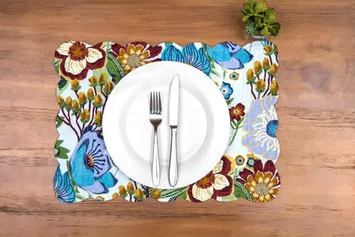 C&F HOME Calanthe Set Of 6 Placemats 13" X 19