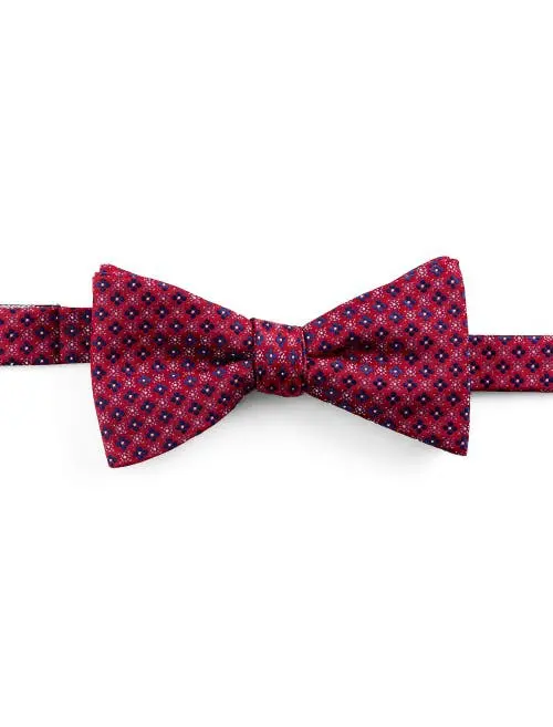 SYNRGY BY DXL Big & Tall Mini Neat Bow Tie - Red