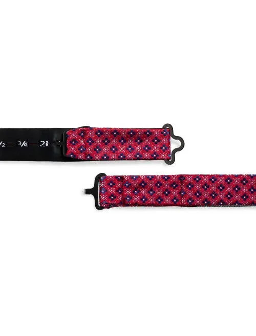 SYNRGY BY DXL Big & Tall Mini Neat Bow Tie - Red