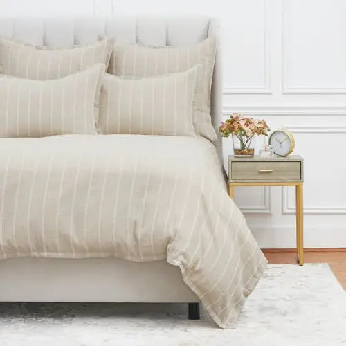 ELISABETH YORK Revere Natural Duvet Cover - Beige