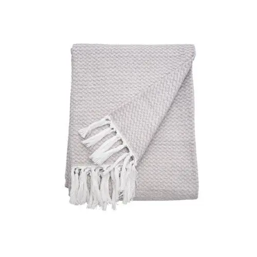 ELISABETH YORK Blythe Natural 50" X 70" Throw Blanket