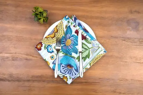 C&F HOME Calanthe Set Of 6 Cloth Napkins