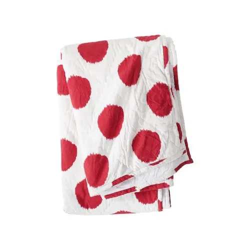 Carol & Frank Pet Dog Or Cat Tomato Pattern Quilt Throw Blanket