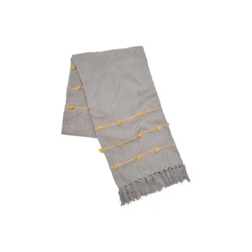 Carol & Frank Tabb Boulder Ochre 50" X 60" Throw Blanket