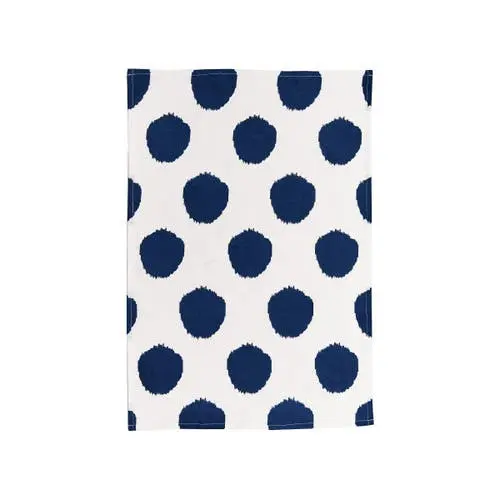 Carol & Frank Indigo Dot Towel - Blue