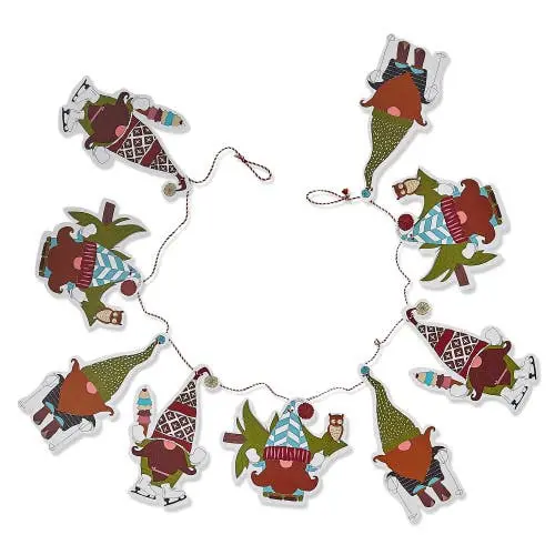 TAG Gnomies Garland Decorative Wall Banners Holiday Decor