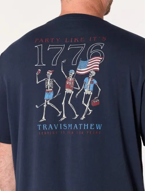 TRAVISMATHEW FIT BY DXL Big & Tall Summer Salute Graphic Tee