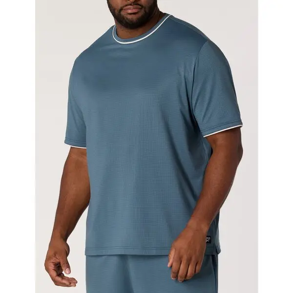 REEBOK Big & Tall Performance Crewneck T-shirt - Midnight Tide