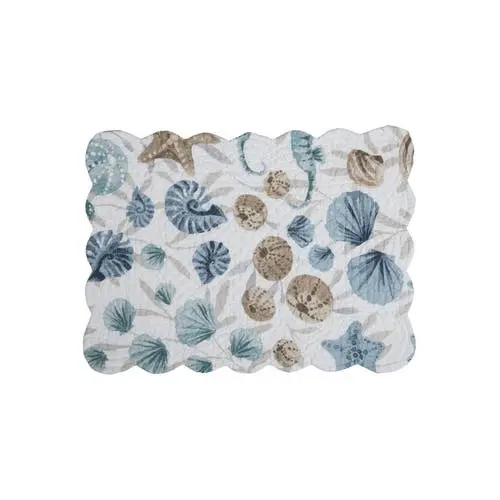 C&F HOME Coastal Shells Set Of 6 Placemats 13" X 19