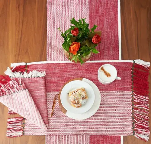 Carol & Frank Kerbey Ruby Napkins Set Of 4