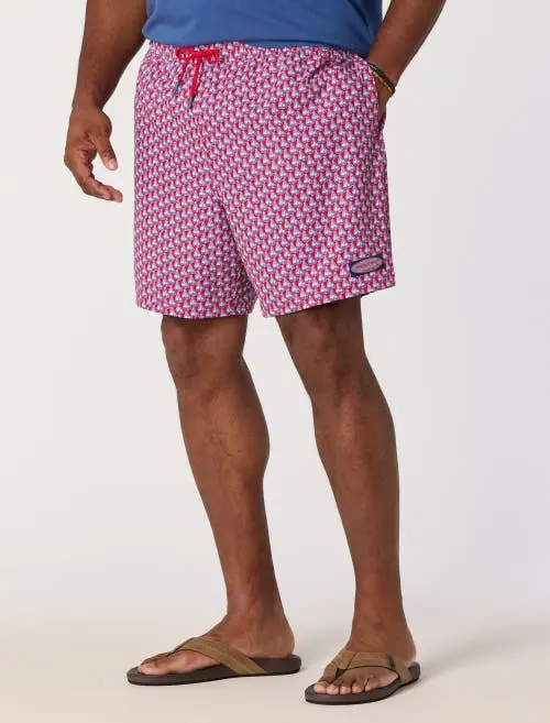 Vineyard Vines Big & Tall Printed Chappy Swim Trunks V3