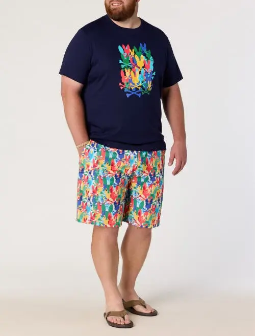 Psycho Bunny Big & Tall Tanner Graphic Tee