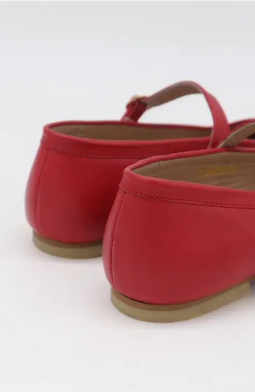 STIVALI NEW YORK Eterna Mary Jane Ballet Flat - Red