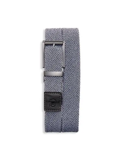 ROBERT GRAHAM BY DXL Big & Tall Hugo Web Belt - Black