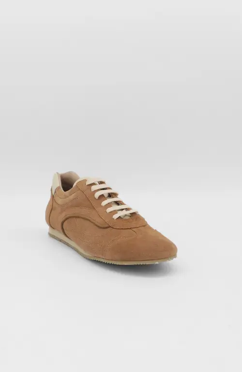 STIVALI NEW YORK Agiata Essential Leather Sneakers - Tan