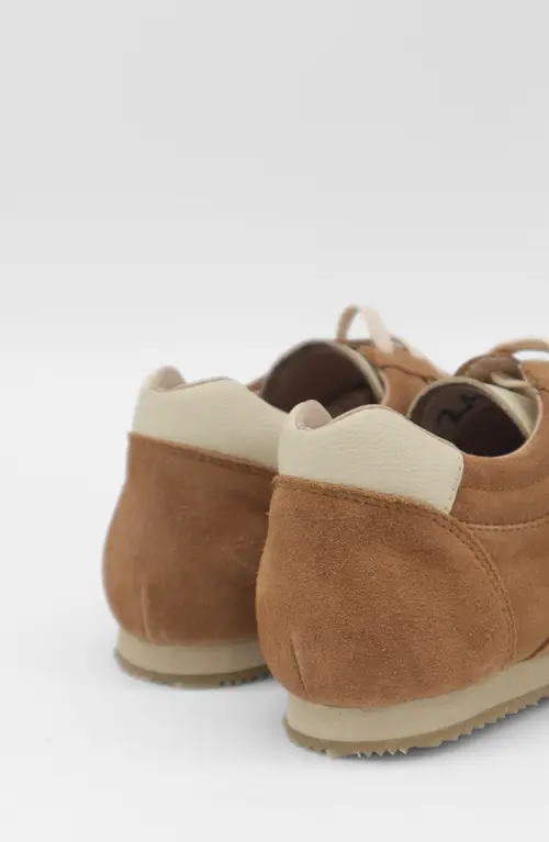 STIVALI NEW YORK Agiata Essential Leather Sneakers - Tan