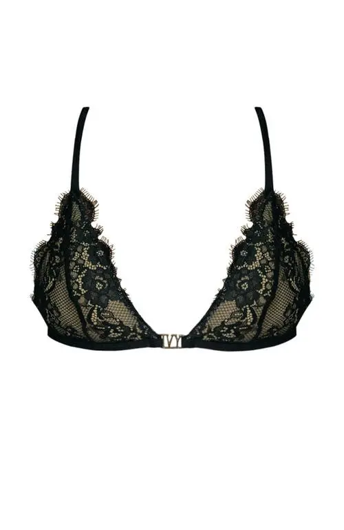IVY SWIMWEAR Lucy Bikini Top - Black