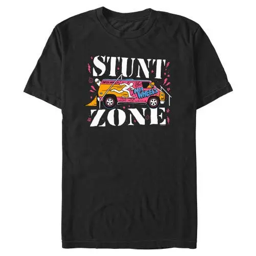 HOT WHEELS Stunt Zone Artistic Van Short Sleeve Graphic T-shirt
