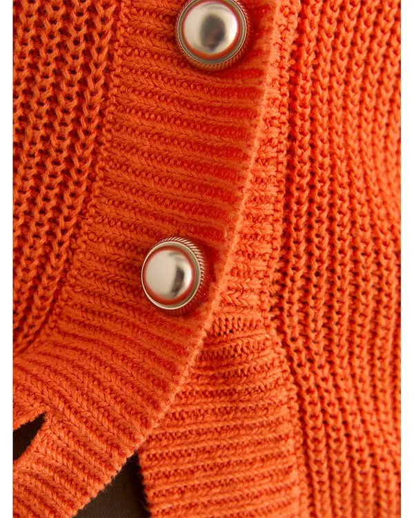 REISS Robin Linen V Neck Sweater Vest