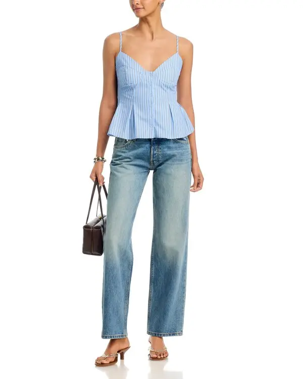 Aqua Peplum Top Exclusive