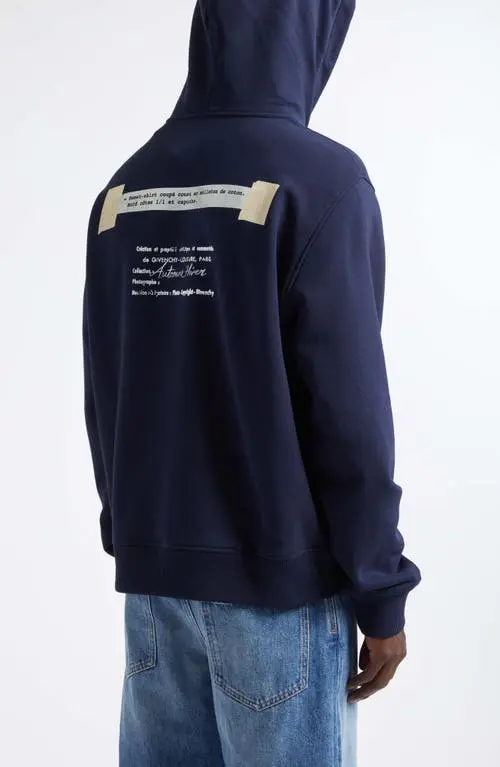 Givenchy Cotton Fleece Hoodie With Logo