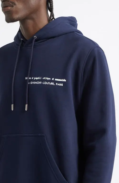 Givenchy Cotton Fleece Hoodie With Logo
