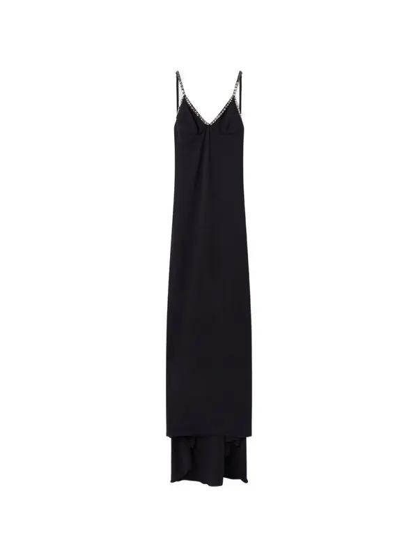 Stella McCartney Embellished Long Dress - Black