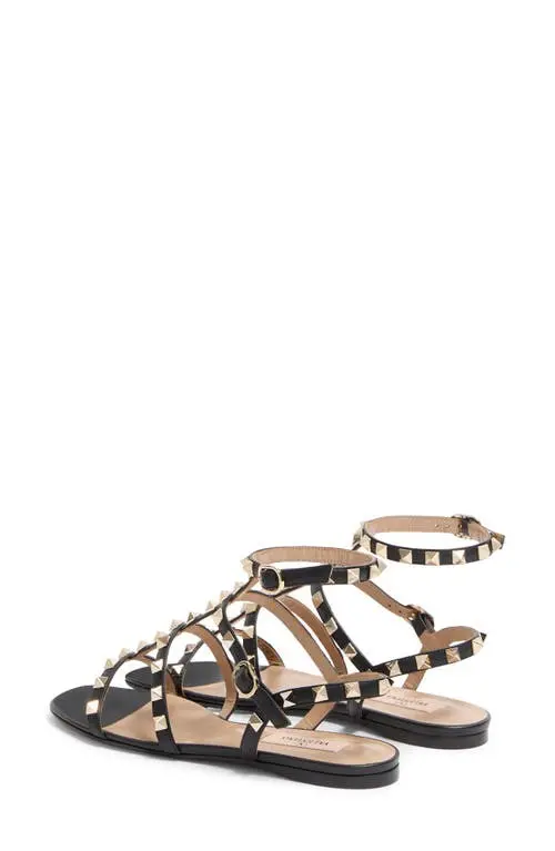 Valentino Garavani Rockstud Ankle Strap Sandal