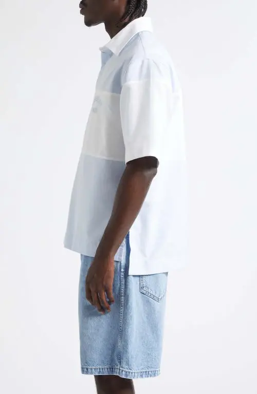 Givenchy Relaxed Fit Oxford Cloth Polo Shirt