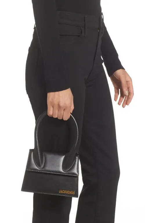 Jacquemus Le Chiquito Moyen Leather Top Handle Bag