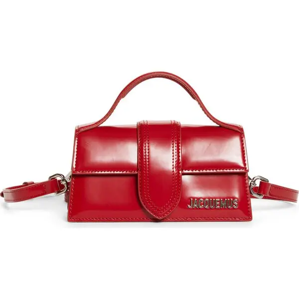Jacquemus Le Bambino Leather Shoulder Bag - Red