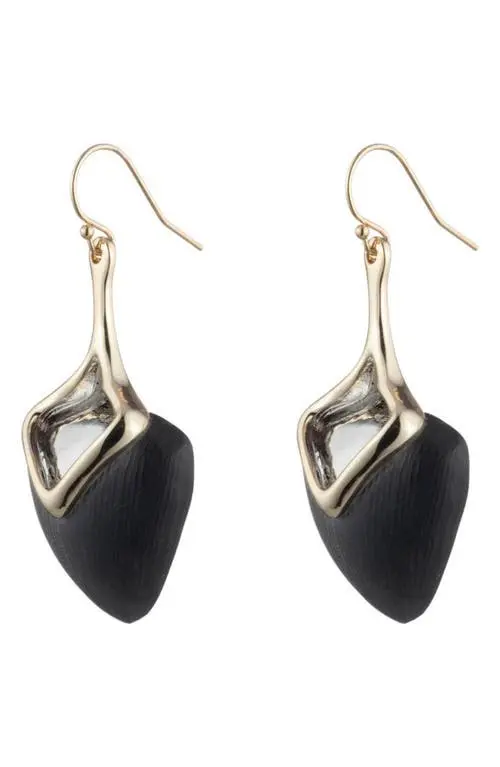Alexis Bittar Two-tone Sculptural Drop Earrings