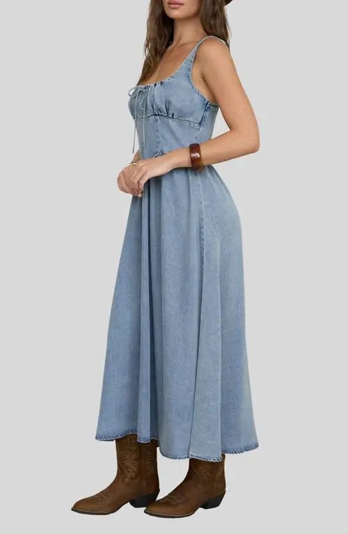 BLU PEPPER Corset Midi Dress