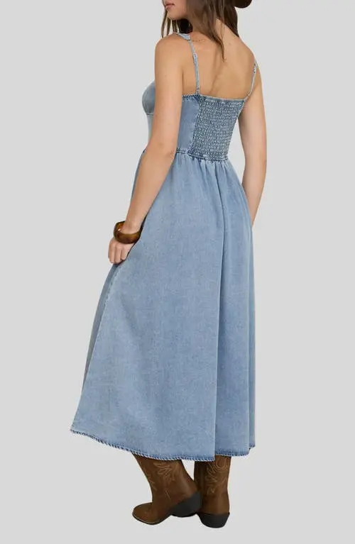BLU PEPPER Corset Midi Dress