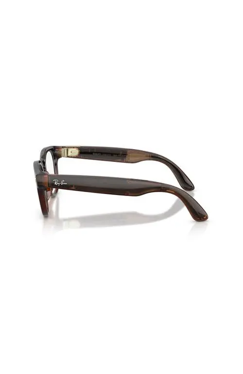 Ray-ban 49mm Phantos Optical Glasses - Brown