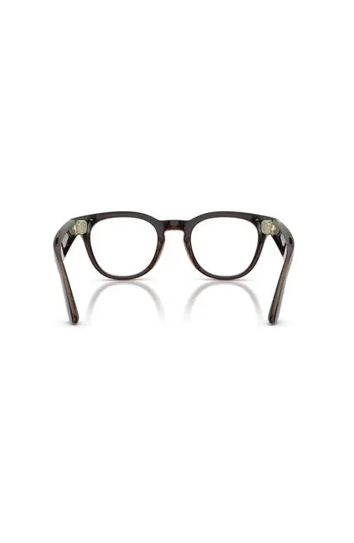 Ray-ban 49mm Phantos Optical Glasses - Brown