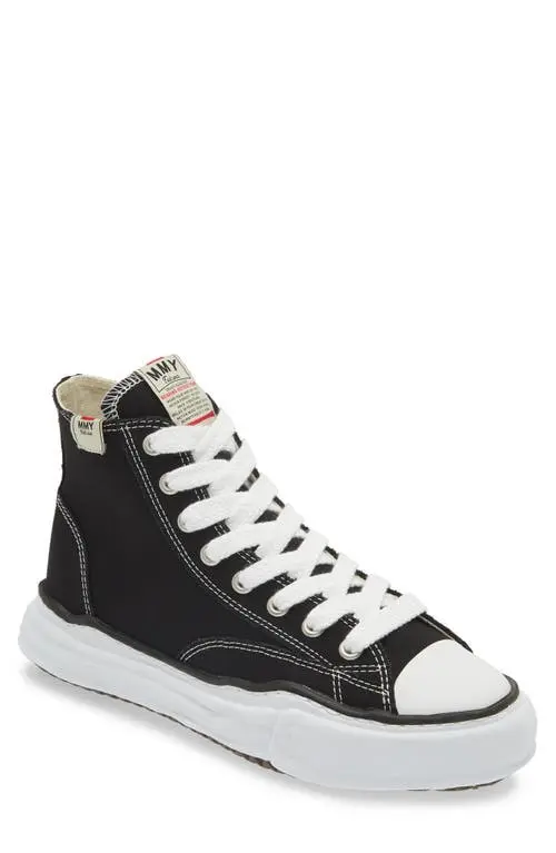 Mihara Yasuhiro Peterson High Top Sneaker - Black