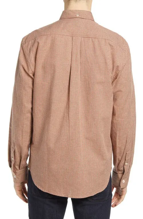 Billy Reid Tuscumbia Check Cotton & Linen Button-down Shirt